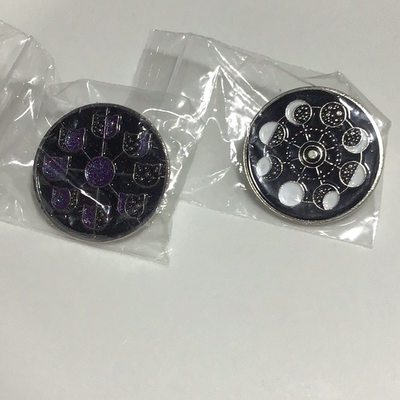 Jewelry | Lunar Cycle Or Cat Lunar Cycle Lapel Pin | Poshmark